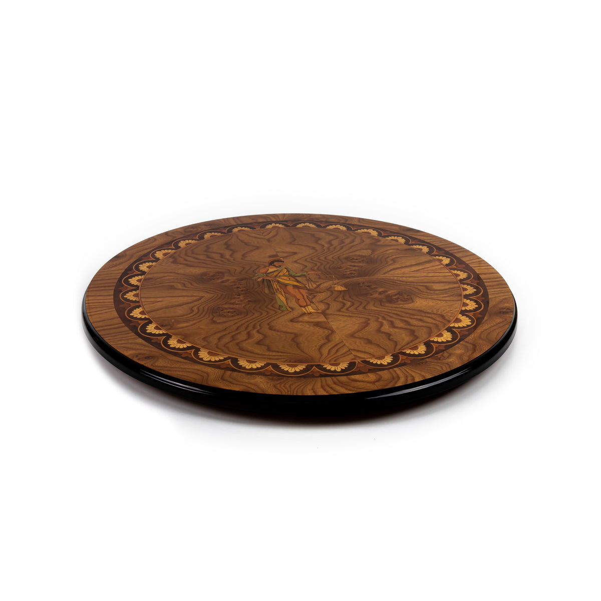 Pompei design lazy susan ( elm wood ) – Biagio Barile Store