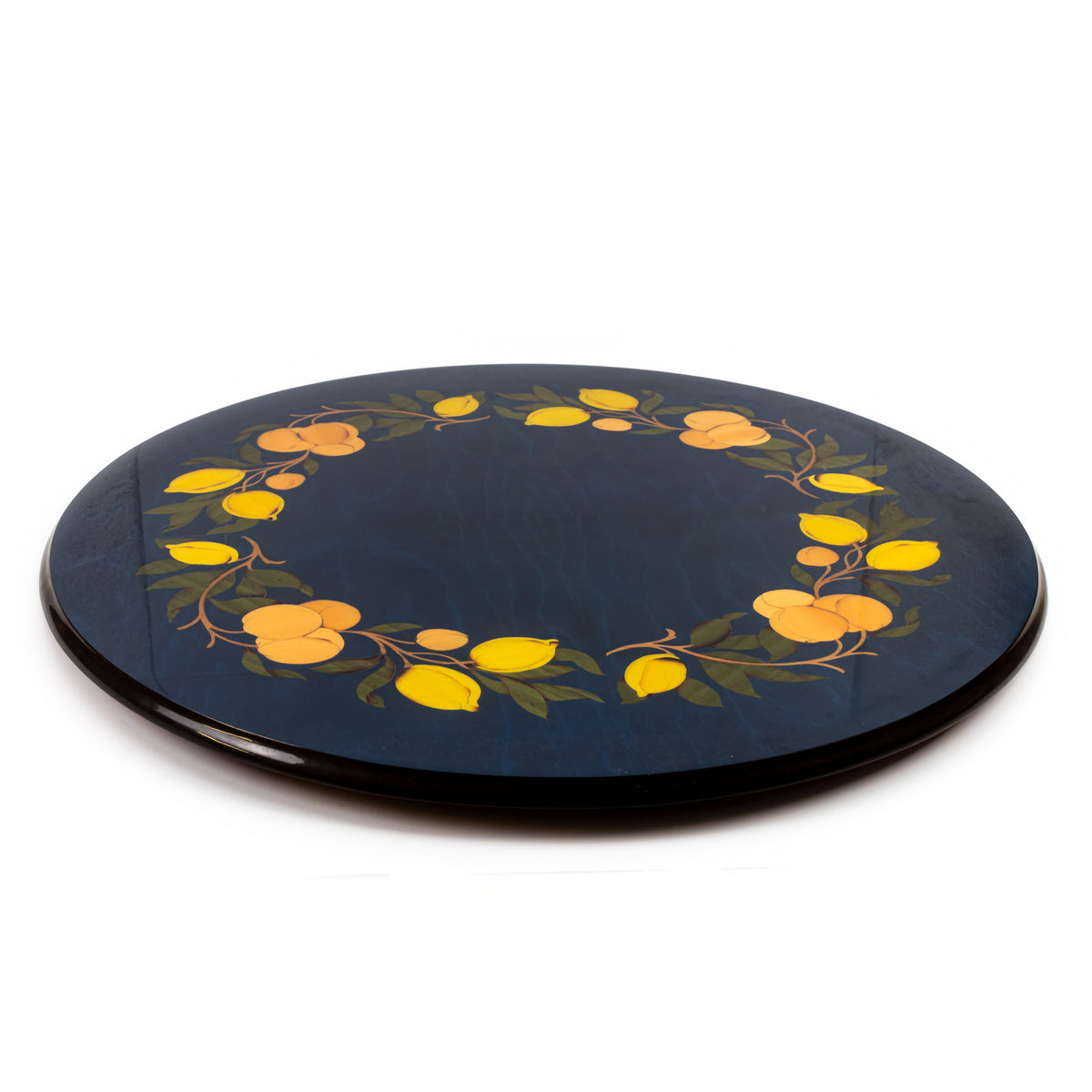 Orange and Lemon Blu lazy susan – Biagio Barile Store